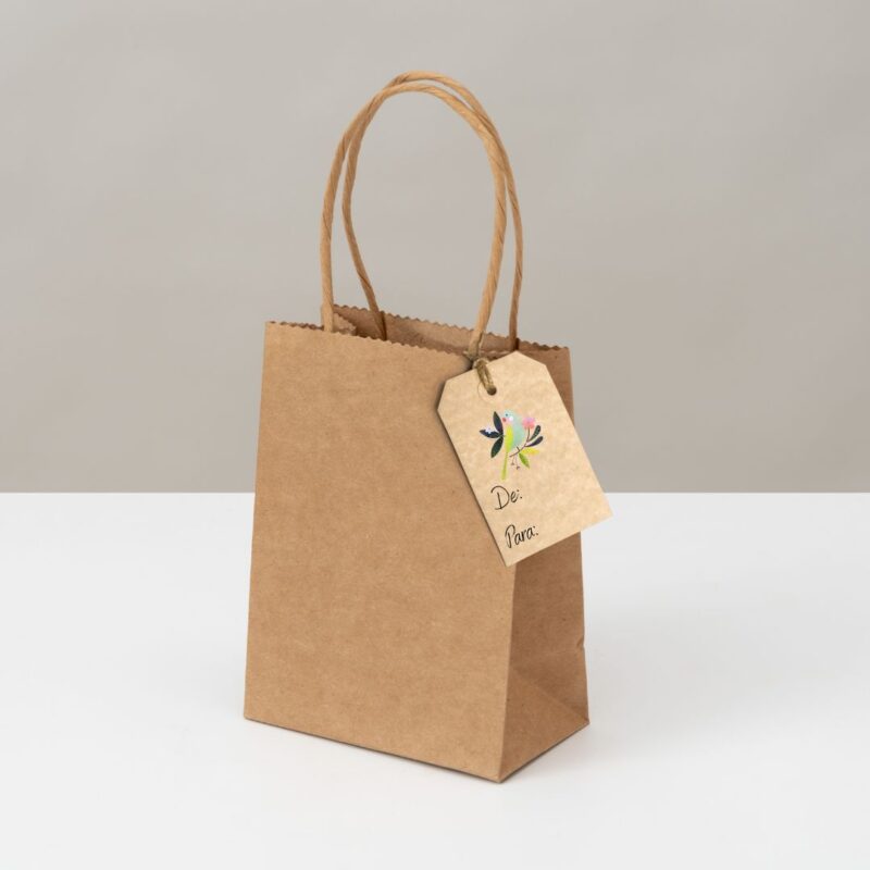 10 BOLSAS ECOLÓGICAS + ETIQUETAS DE SALUDO "POR UNA CELEBRACIÓN MÁS ...